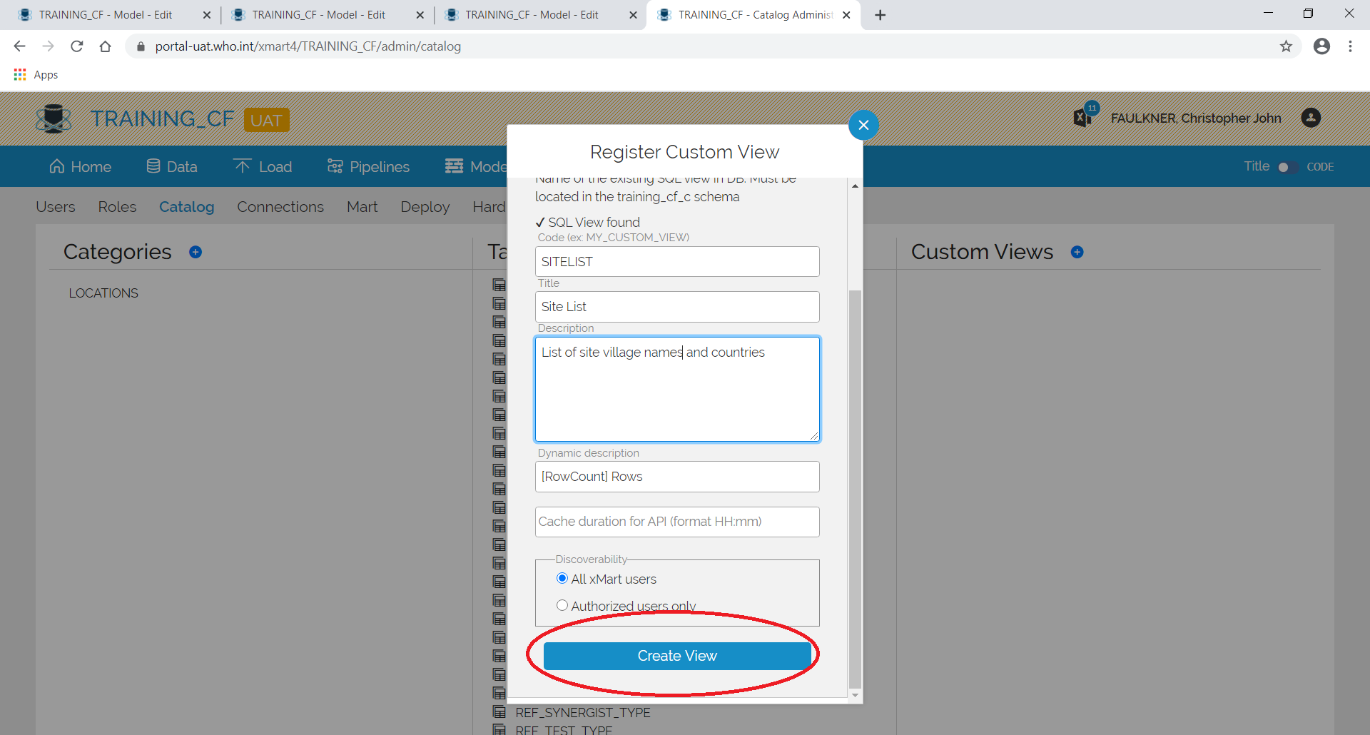 Register Custom Views